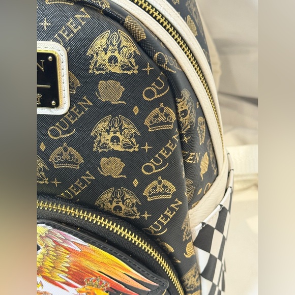Loungefly | Bags | Nwt Loungefly Queen Gold Crest Mini Backpack | Poshmark